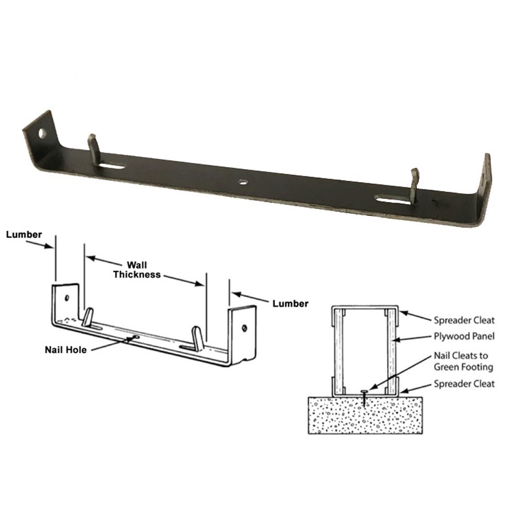 Angeles Millwork and Hartnagel - Spreader Cleat 6" X 1-1/8" - Ecommerce