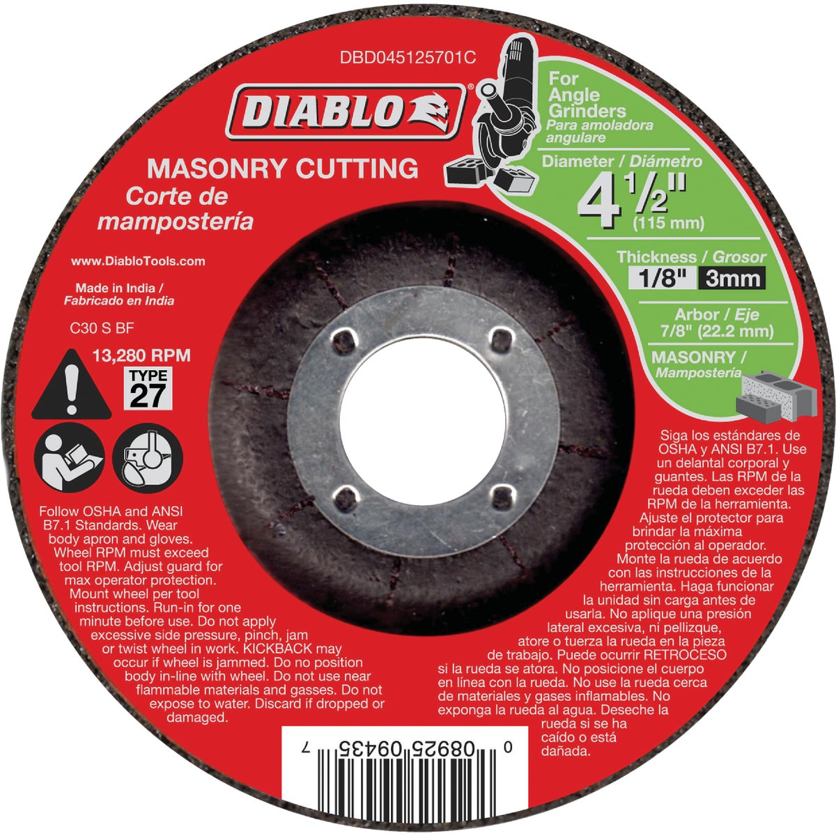 Angeles Millwork and Hartnagel - Diablo Type 27 4-1/2 In. x 1/8 In. x 7 ...