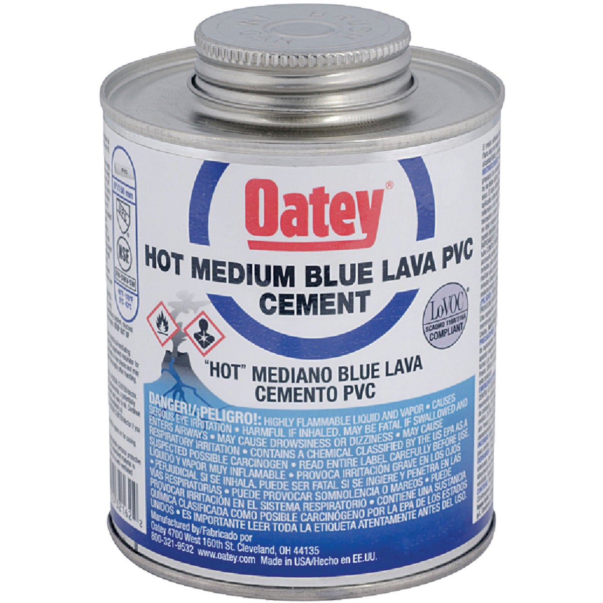 Angeles Millwork and Hartnagel - Oatey 16 Oz. Medium Bodied Blue Lava ...