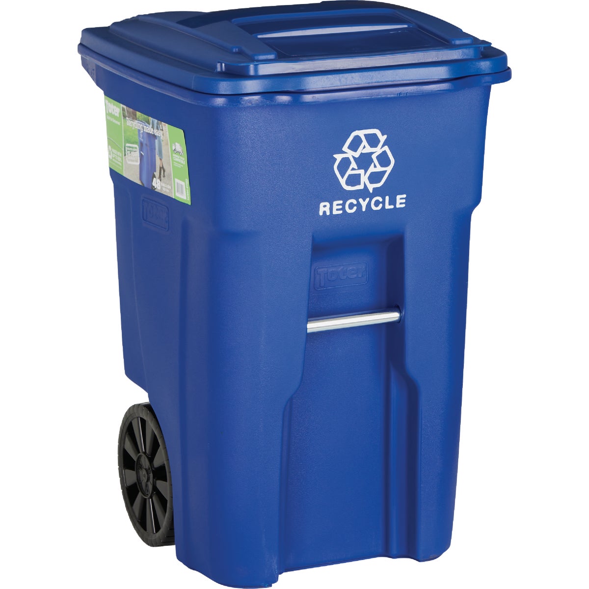 Angeles Millwork and Hartnagel - Toter 48 Gal. Recycling Trash Can with ...