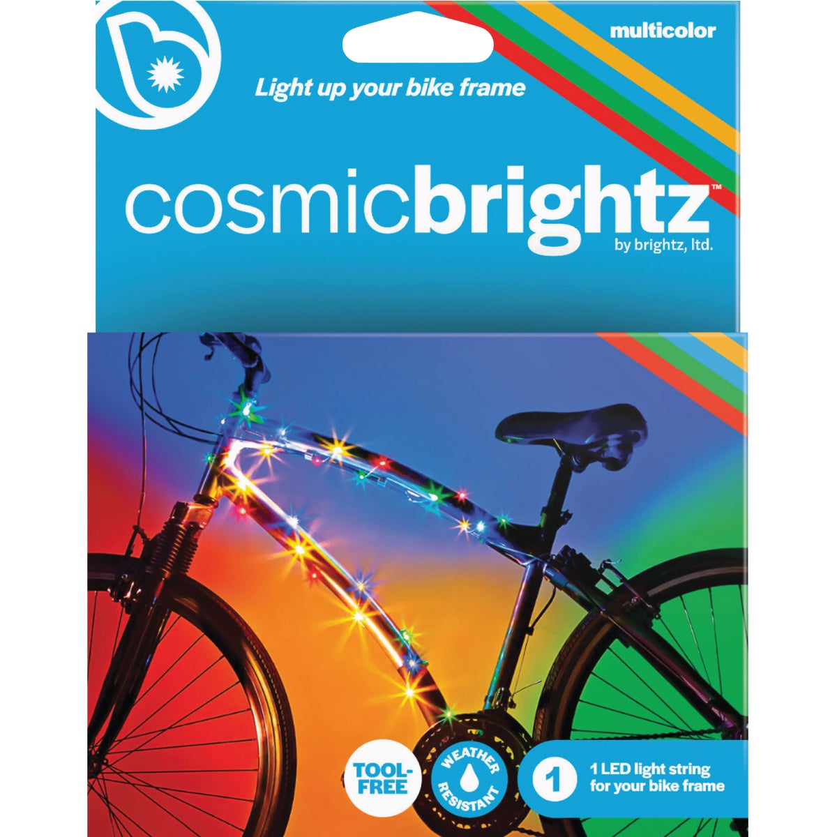 Angeles Millwork and Hartnagel - Cosmicbrightz LED Multi-Color Bicycle ...