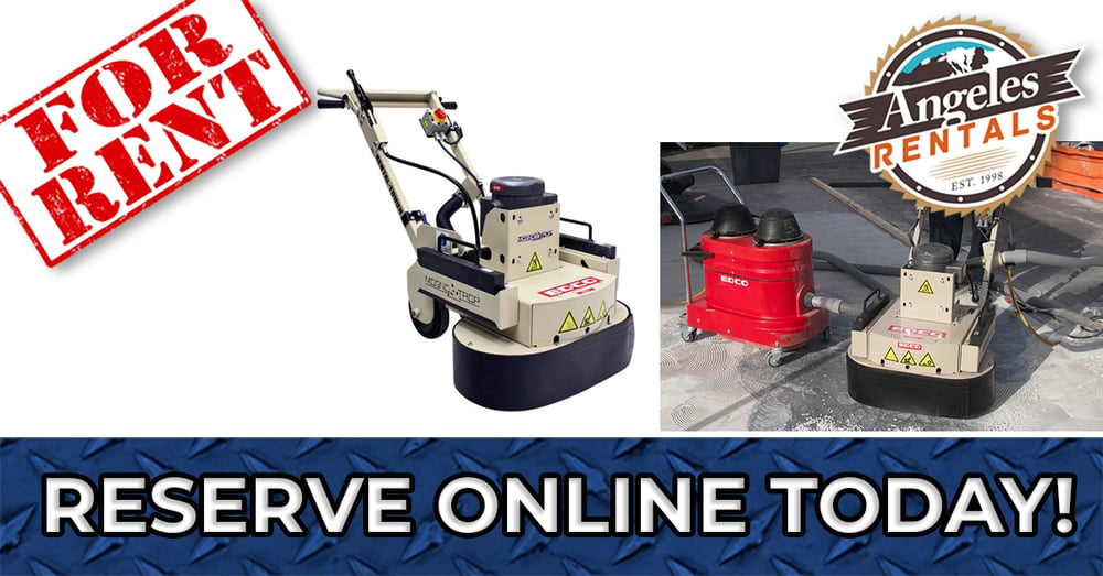 Angeles Millwork and Hartnagel - GRINDER, CONCRETE 10" DUAL HEAD EDCO ...